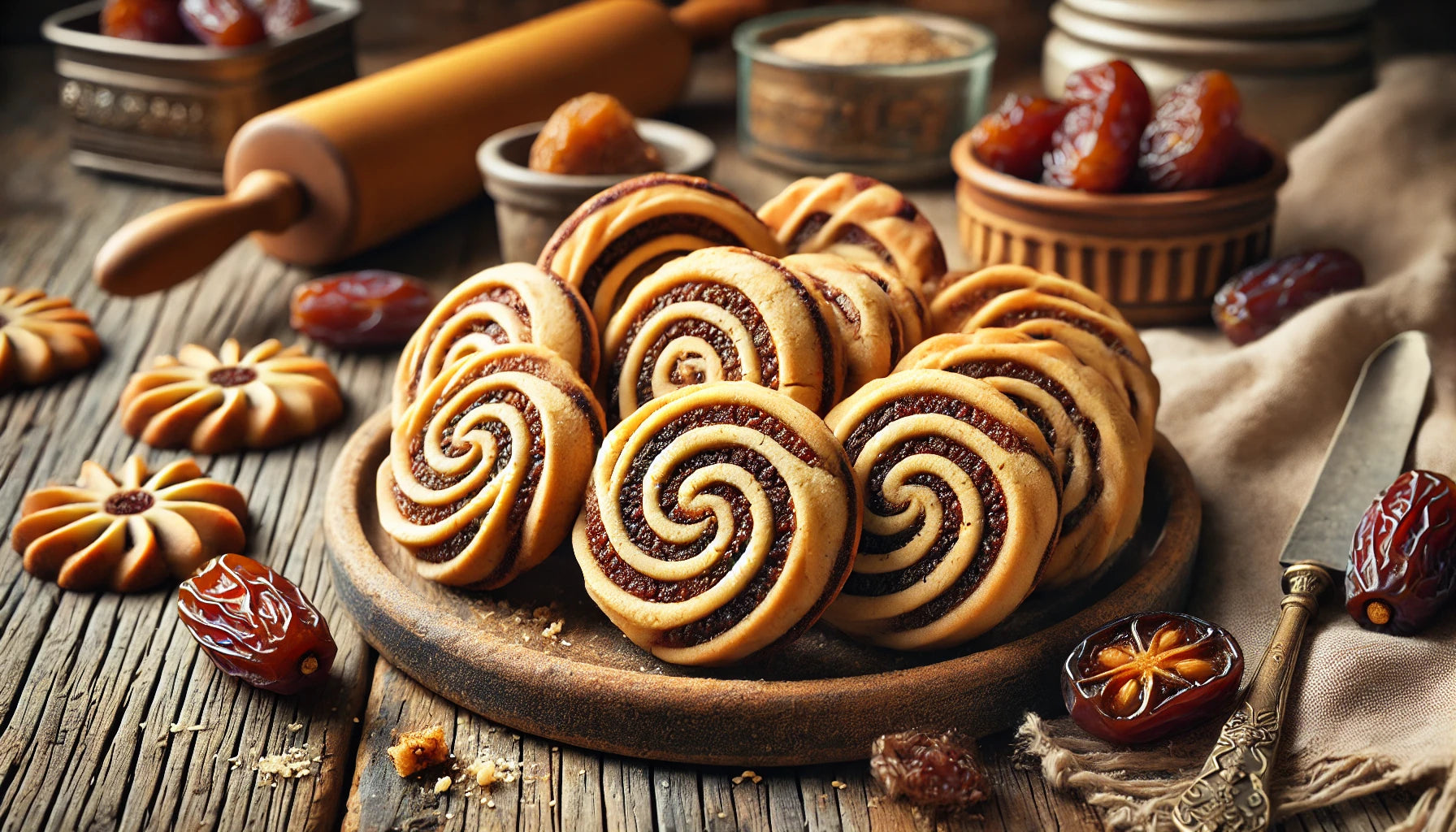 Old-Fashioned Date Pinwheel Cookies – Darious Snack Co